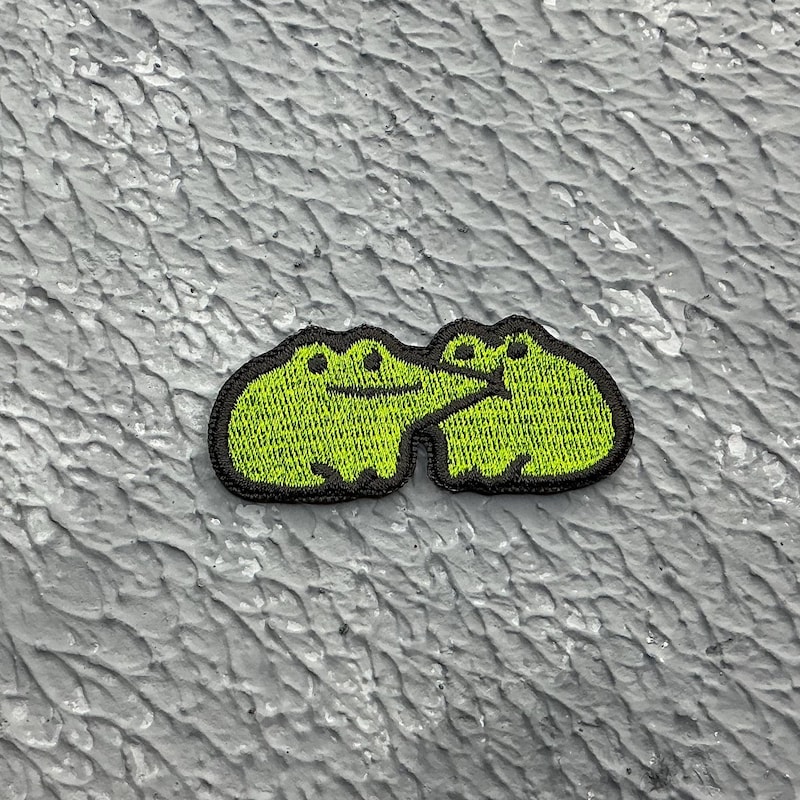 Frog Cute Patches - Etsy