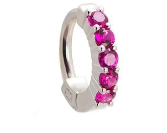 Hot Pink Belly Ring - Etsy