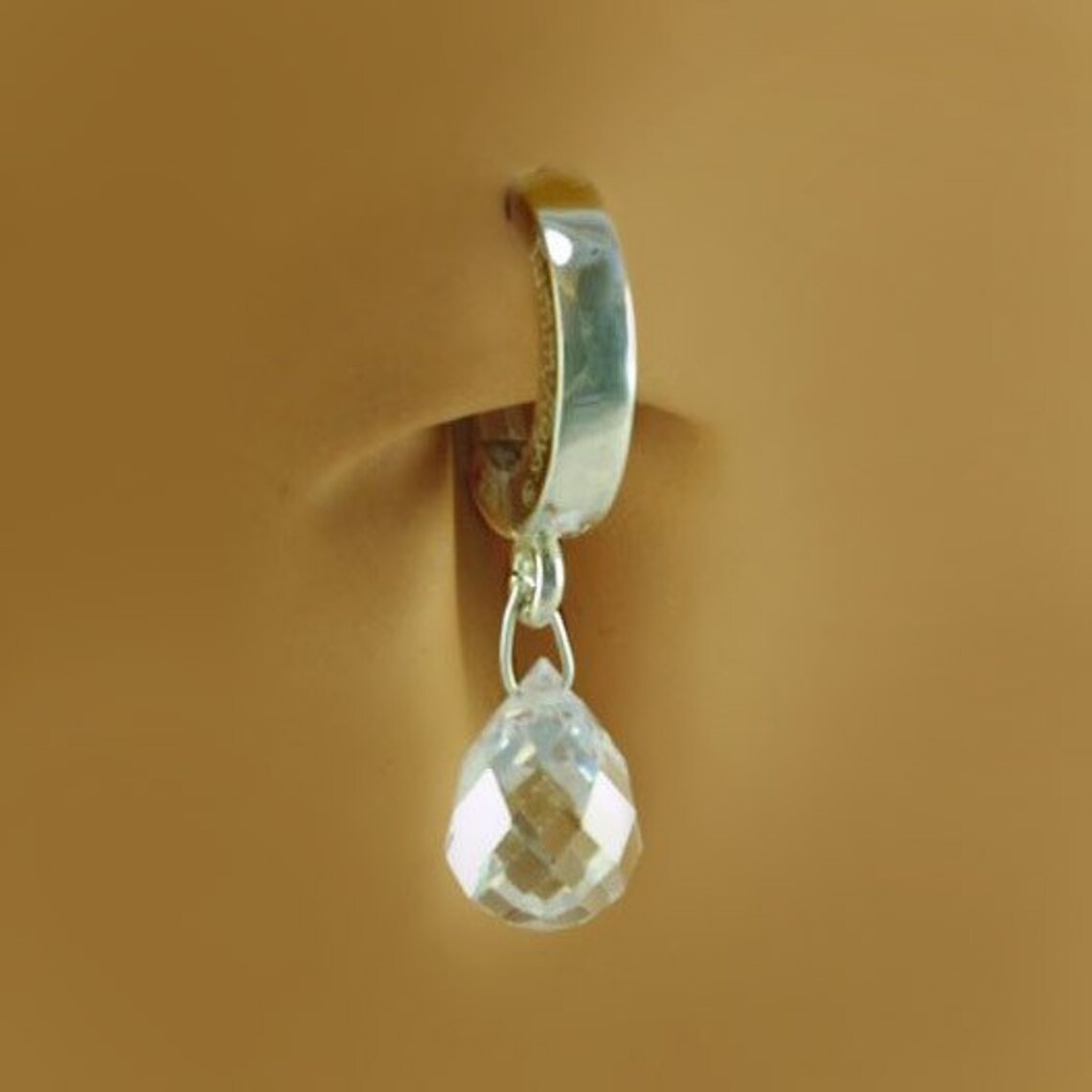 Designer Body Jewelry Elegant Small Crystal Drop in Nickel Free ...