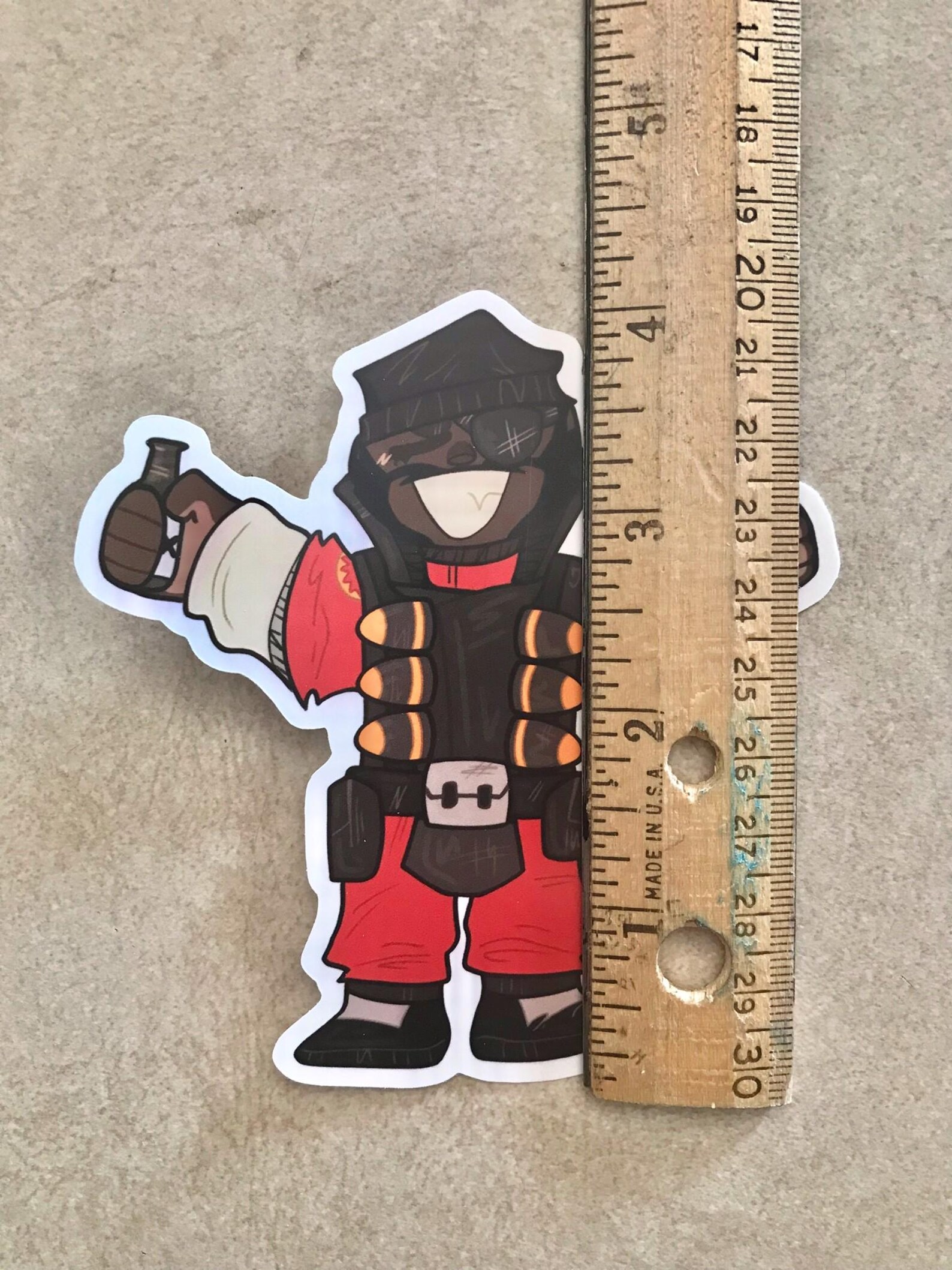 Demoman Sticker / Tf2 / Team Fortress 2 / Sticker / Demoman - Etsy
