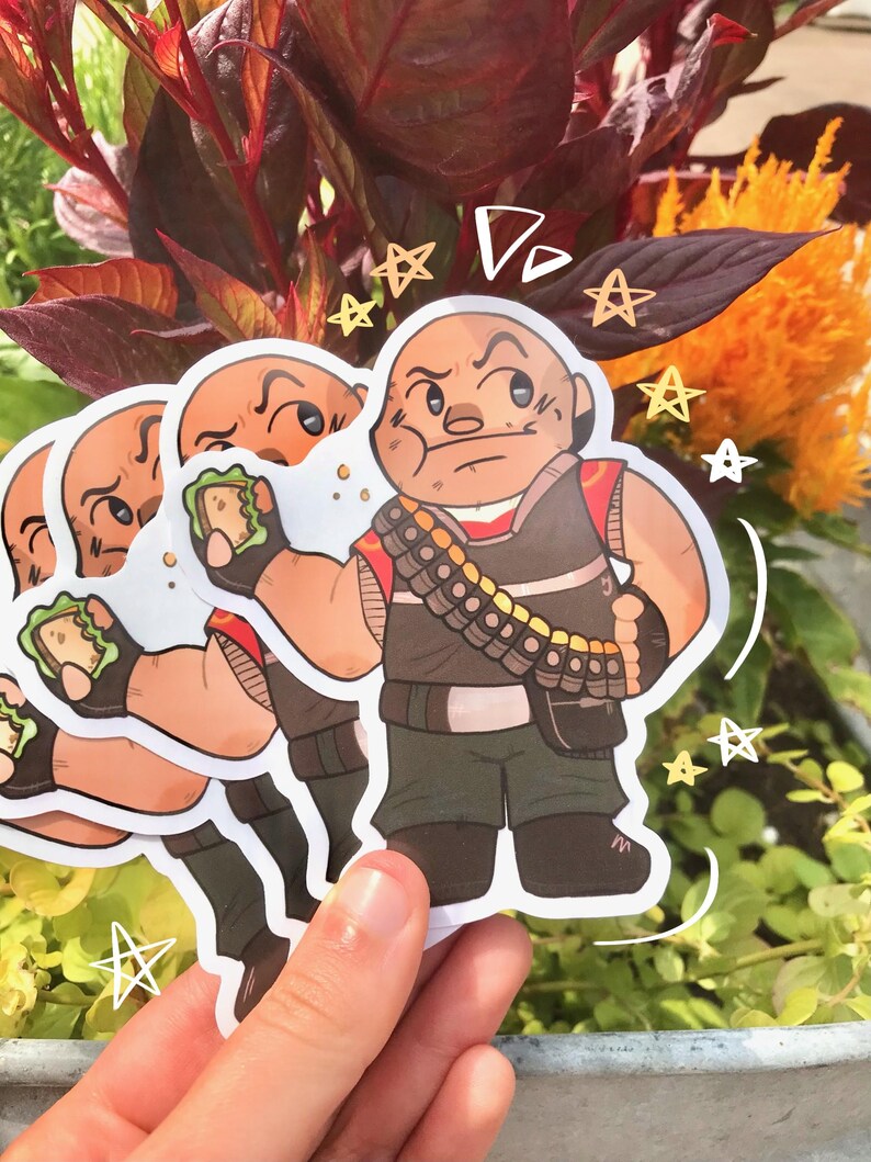 Heavy Sticker / Tf2 / Team Fortress 2 / Sticker - Etsy