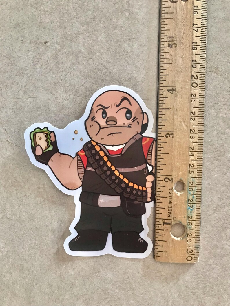 Heavy Sticker / Tf2 / Team Fortress 2 / Sticker - Etsy