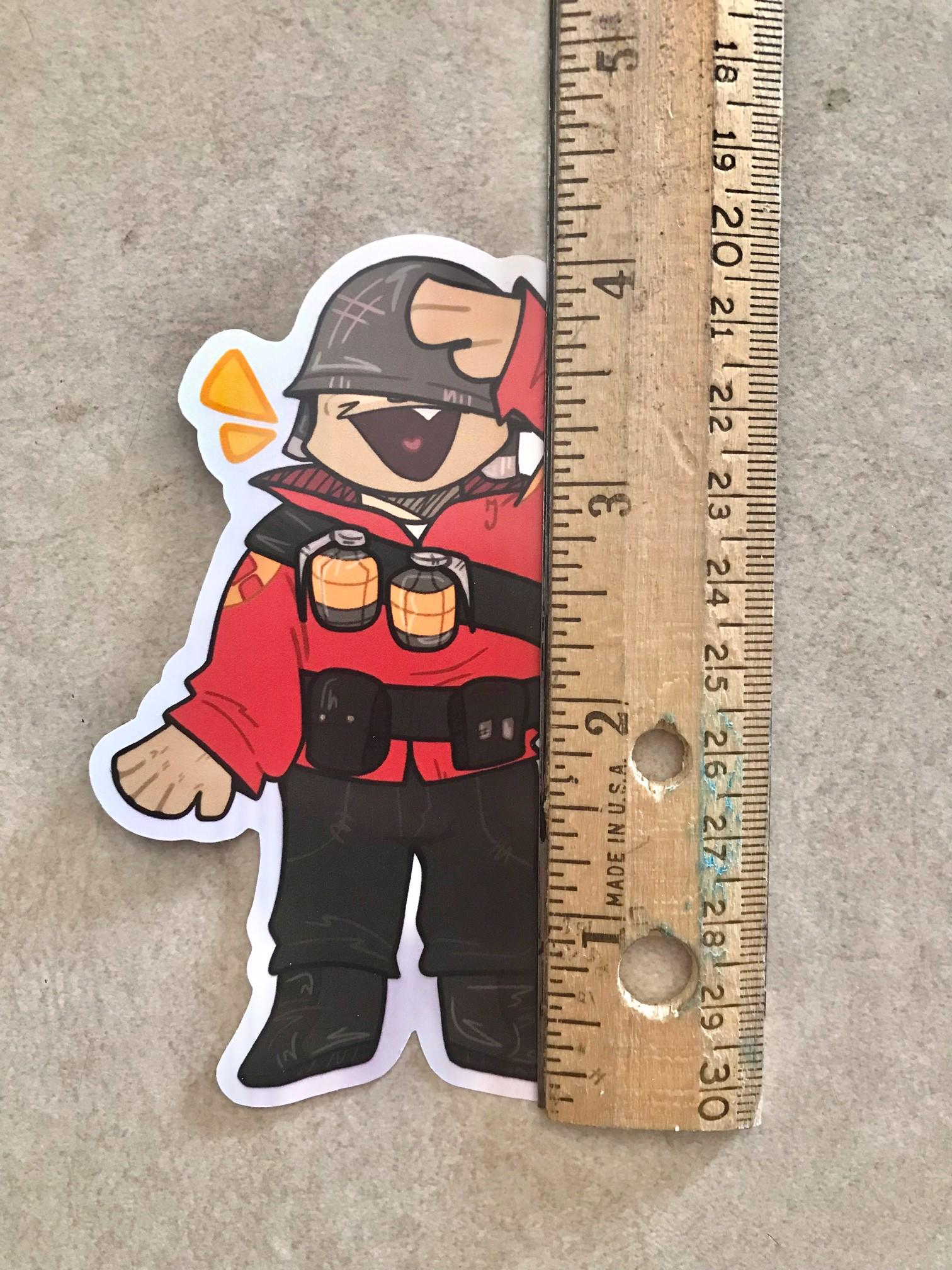 Soldier Sticker / Tf2 / Team Fortress 2 / Sticker / Team Fortress - Etsy