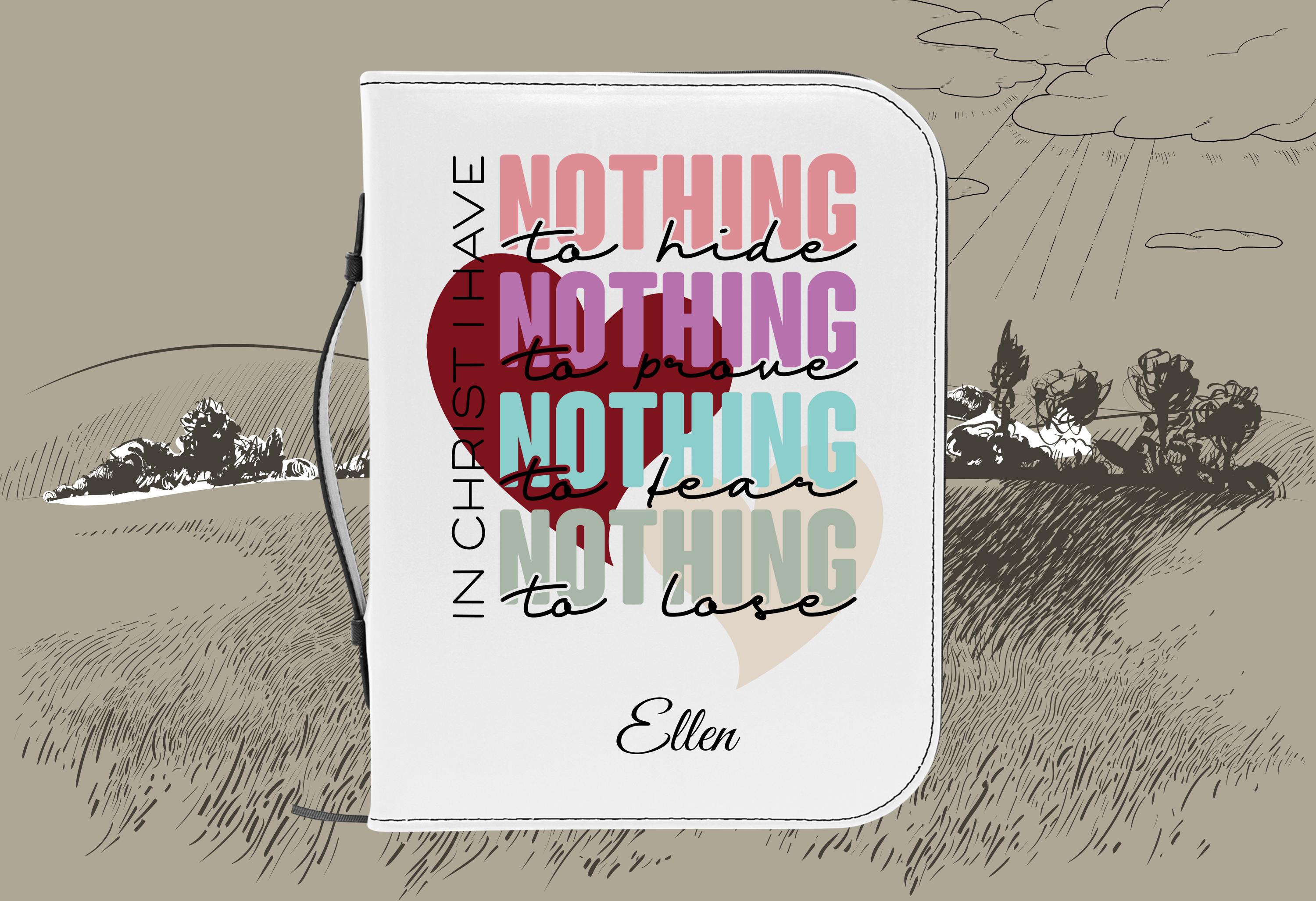 Personalized Bible Cover Bible Cover Bible Verse Gift Bible Cover for ...