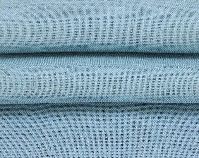 60 Inch Light Blue Color Burlap by the Yard - Etsy