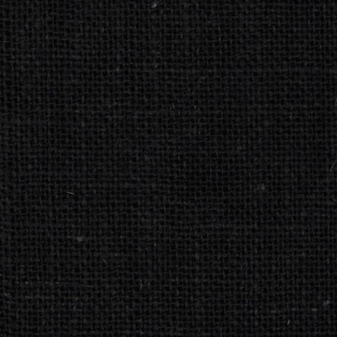 BLACK Premium "sultana" Burlap Fabric by the Yard - Etsy
