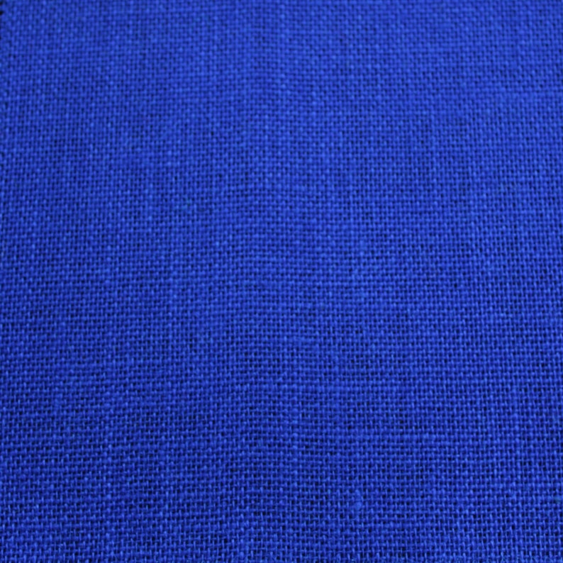 ELECTRIC BLUE cobalt Blue Burlap Table Runner With 5 - Etsy
