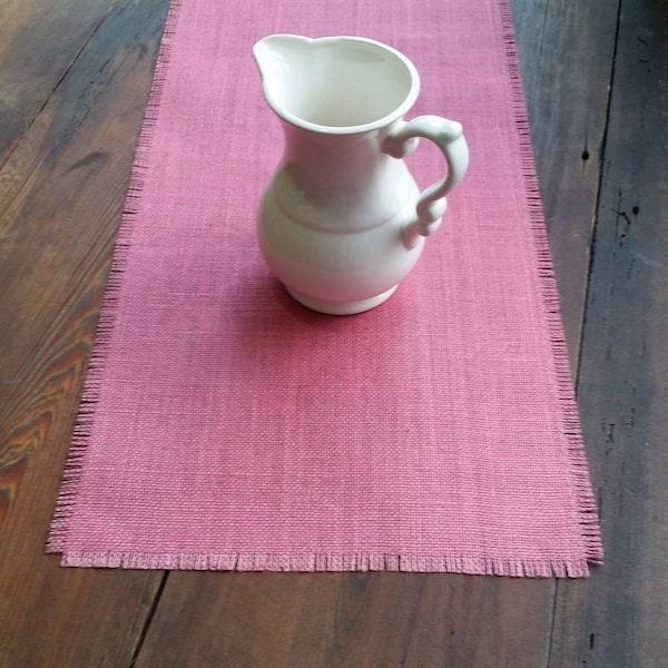 Pink Burlap - Etsy