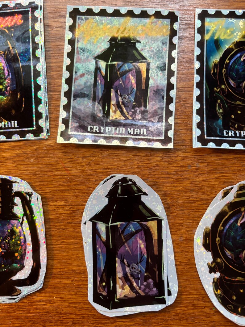 Kawaii Mothman Terrarium Sticker Holo - Etsy