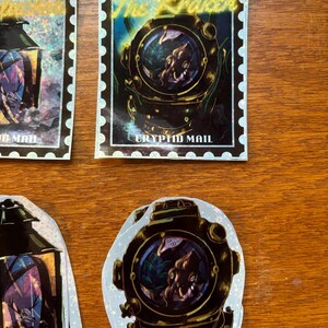 Kawaii Mothman Terrarium Sticker Holo - Etsy