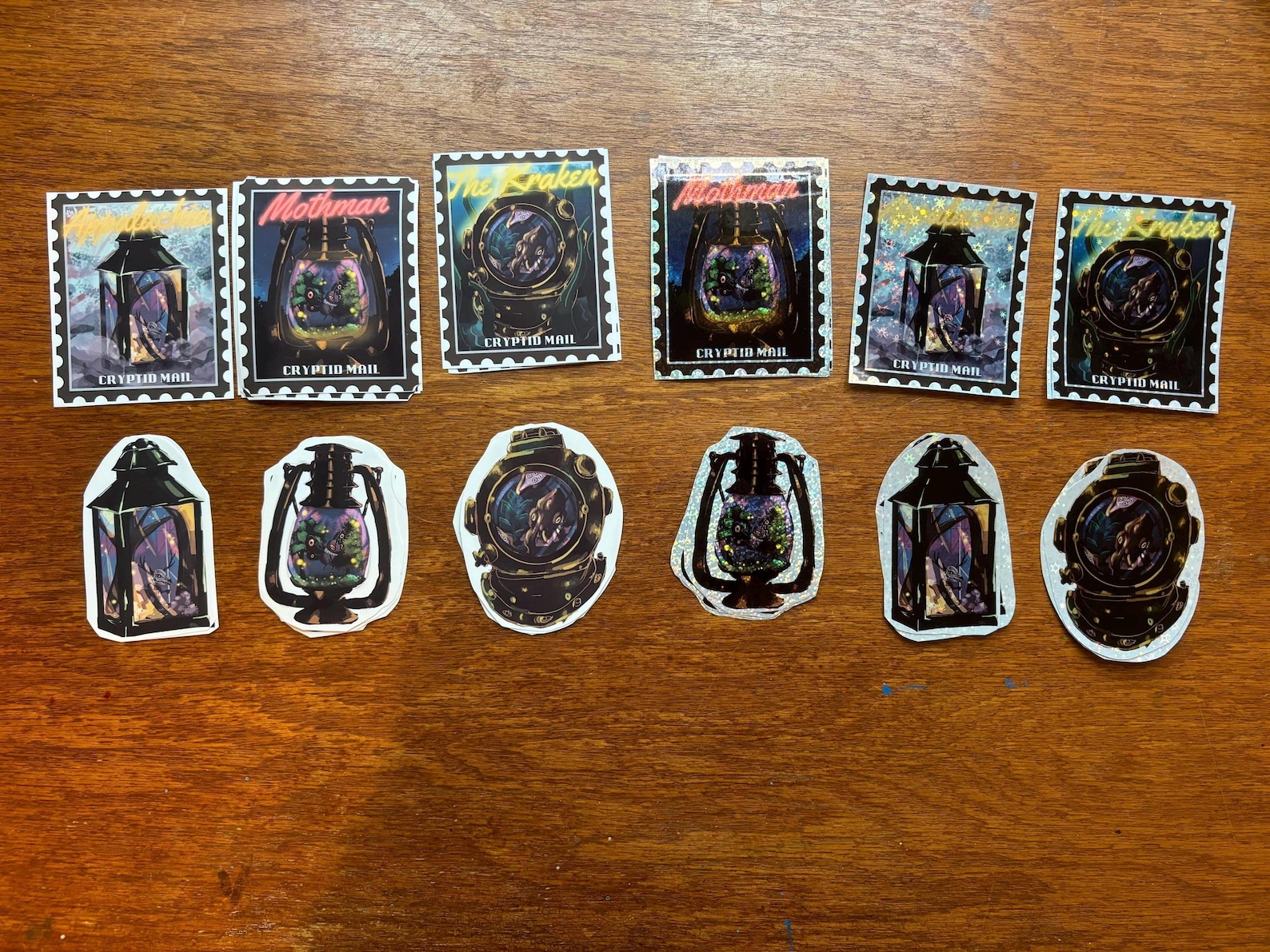 Kawaii Mothman Terrarium Sticker Holo - Etsy