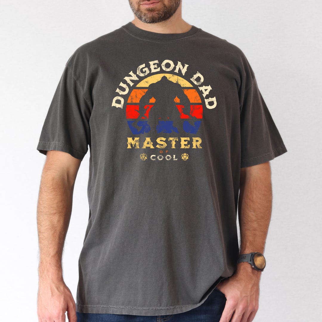 Dnd Dad Tee, Dungeon Dad Shirt, Fun Rpg D&D Fathers Day, Bday or Xmas ...