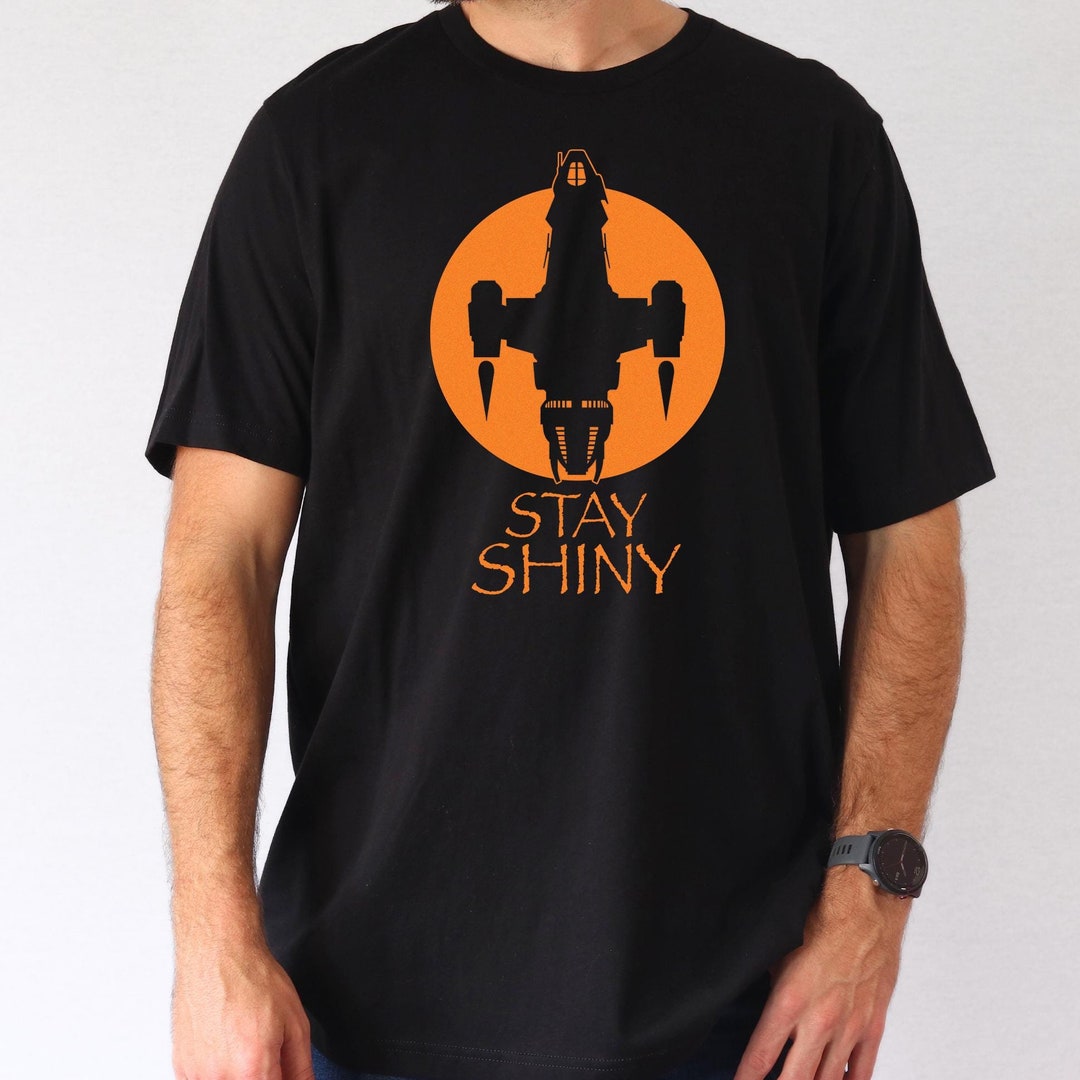 Firefly Stay Shiny T Shirt Sci Fi Tv Fan Space Tee Cult Tv Series Retro ...