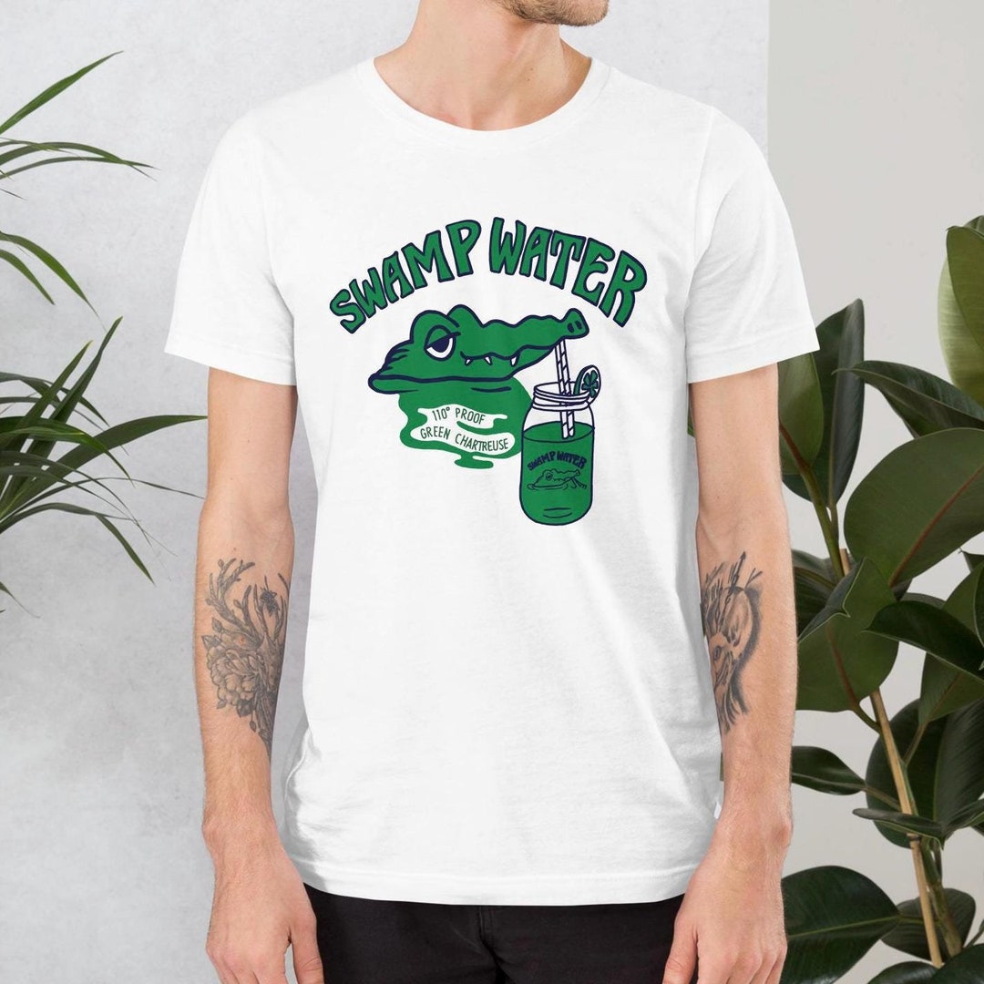 Swamp Water AWB Joey Ramone Tee Fun Alligator Animal Band Retro Legend ...