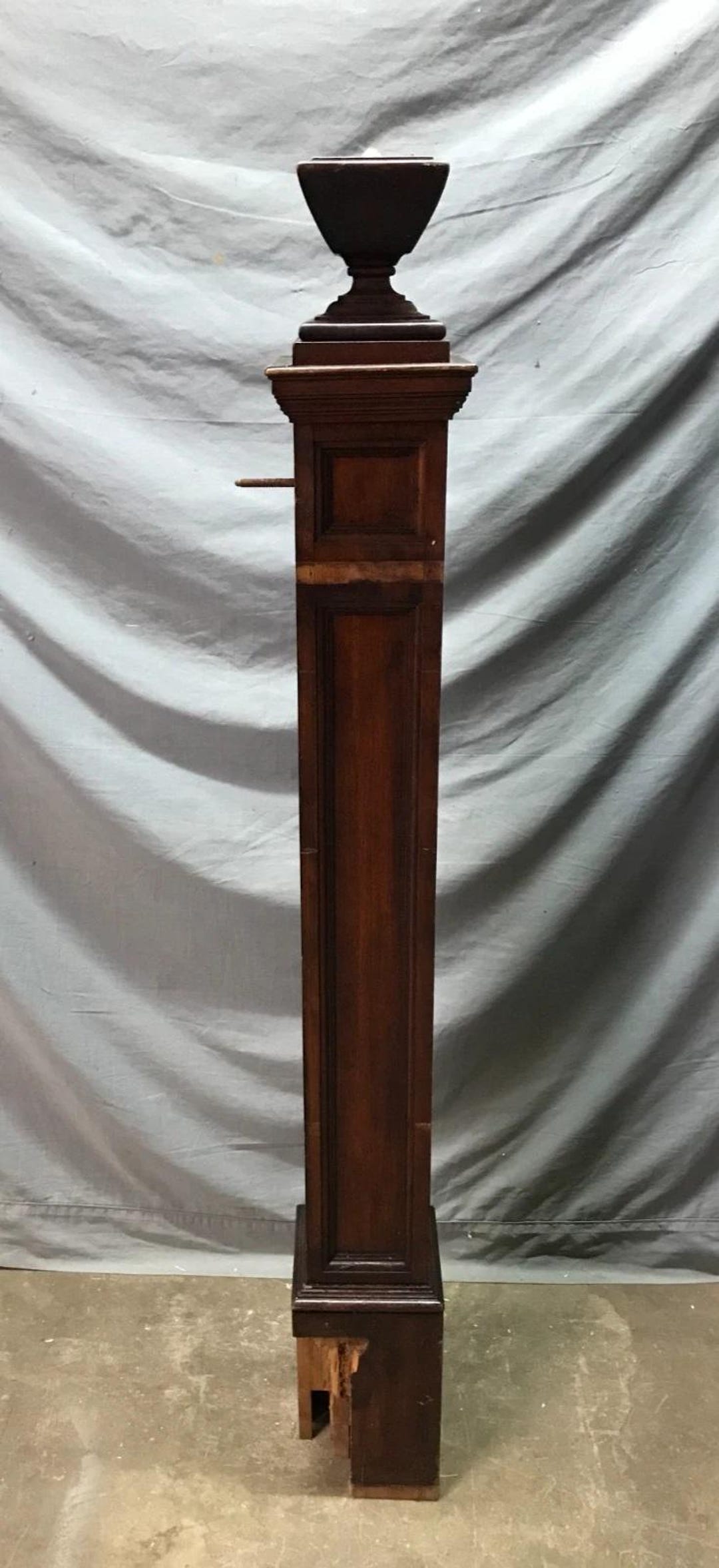 Antique Decorative Hardwood Mission Tavern Newel Post 6x55 VTG Old 1161 ...