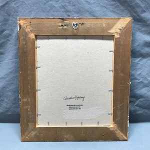 Shabby Christie Repasy Giclee Laguna Rose Print 12x14 Wood Frame VTG ...