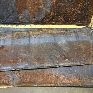 145 Linear Ft. Antique Tin Ceiling Border Trim Fleur De Lis VTG Old ...