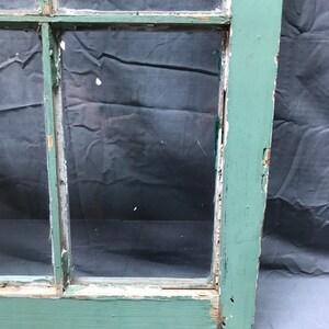 Antique 6 Lite Window Sash 16x36 Casement Cabinet Architectural Old VTG ...