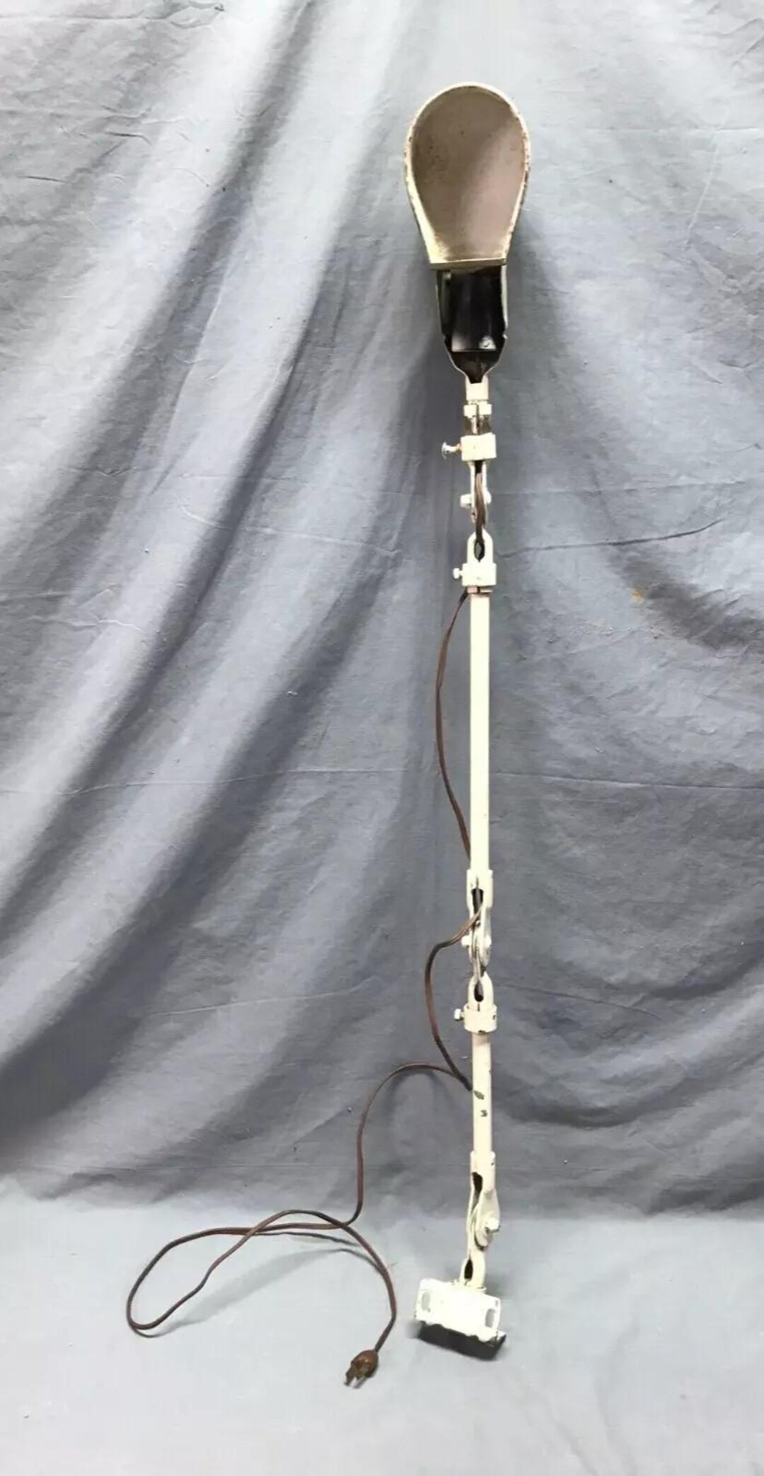 VTG Industrial Shop Work Bench Articulated Light Fixture Table Lamp Old ...