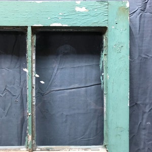 Antique 6 Lite Window Sash 16x36 Casement Cabinet Architectural Old VTG ...