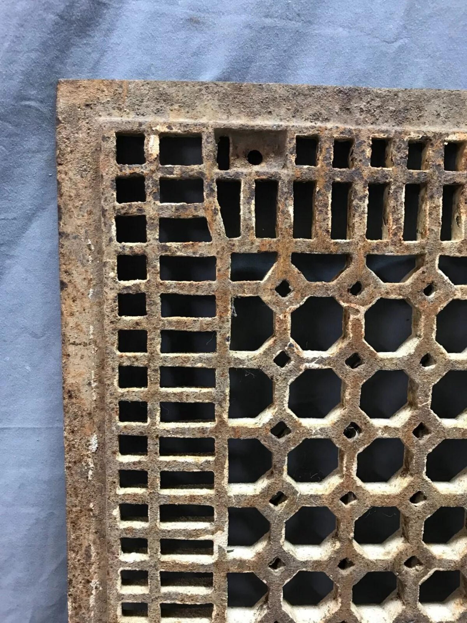 Antique 20x24 Cold Air Return Heat Cast Grate Decorative Floor Vent Old ...