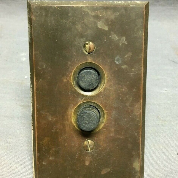 Antique Vintage Push Button Switch - Etsy