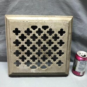 Antique Cast Iron Radiator Cover Gothic Cover Plant Stand Trivet VTG ...