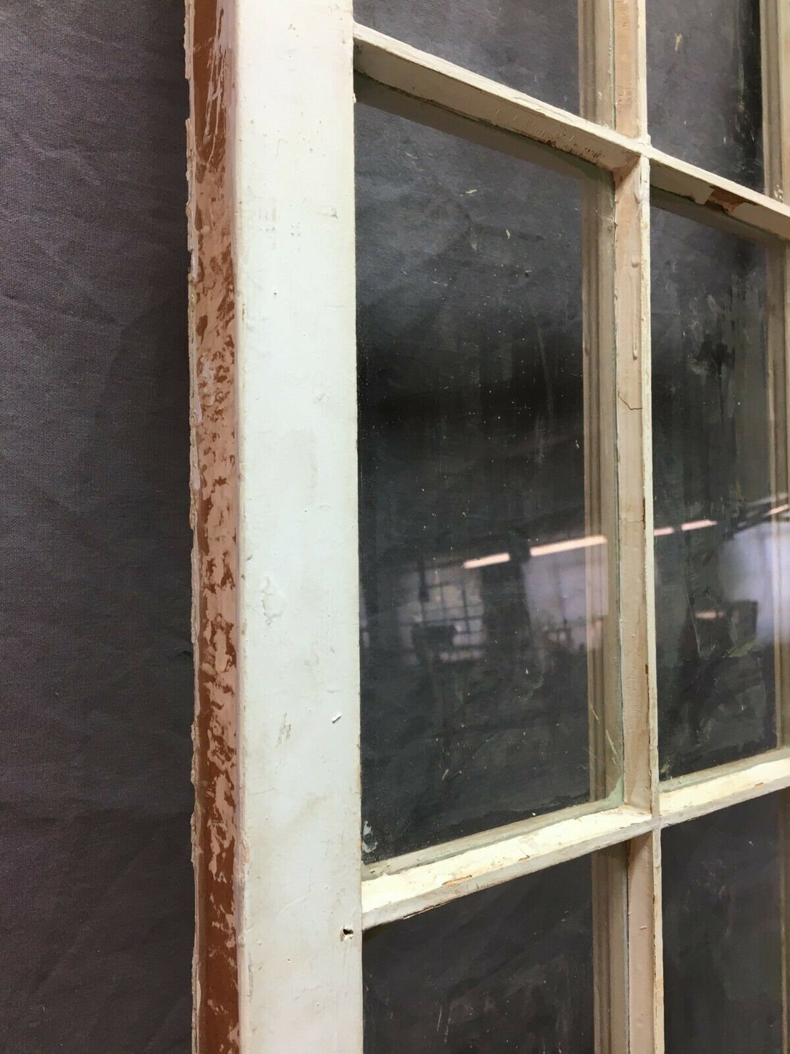 Single 16x50 Antique 8 Lite Casement Window Tan Old Cabinet | Etsy