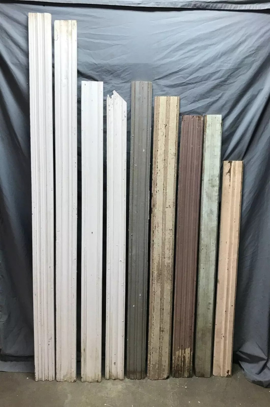 Antique VTG 46 Linear Feet Mixed Victorian Molding Door Wood Casing Old ...