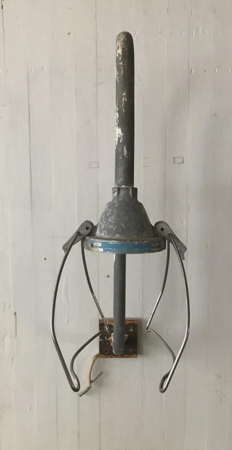 VTG Large Gooseneck Holophane Exterior Store Sign Light Fixture Old ...