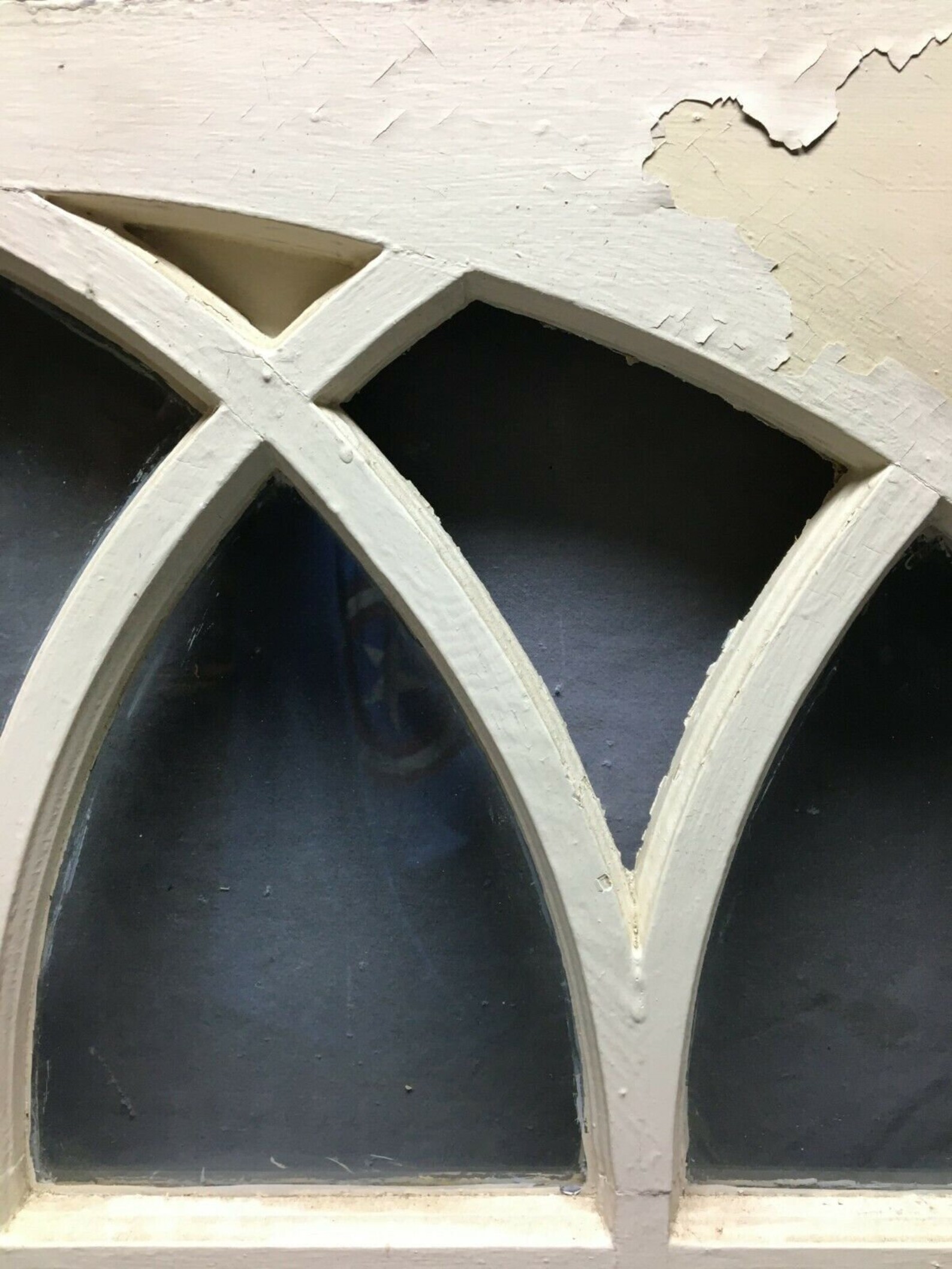 Antique Gothic Arched Window Sash Shabby 34x43 Vintage Chic | Etsy