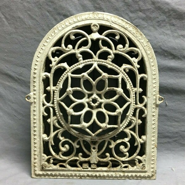 Antique Arched Cast Iron Register - Etsy