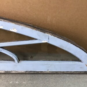 Antique Transom Arched 19 Lite Glass Window 10' Foot Elliptical ...