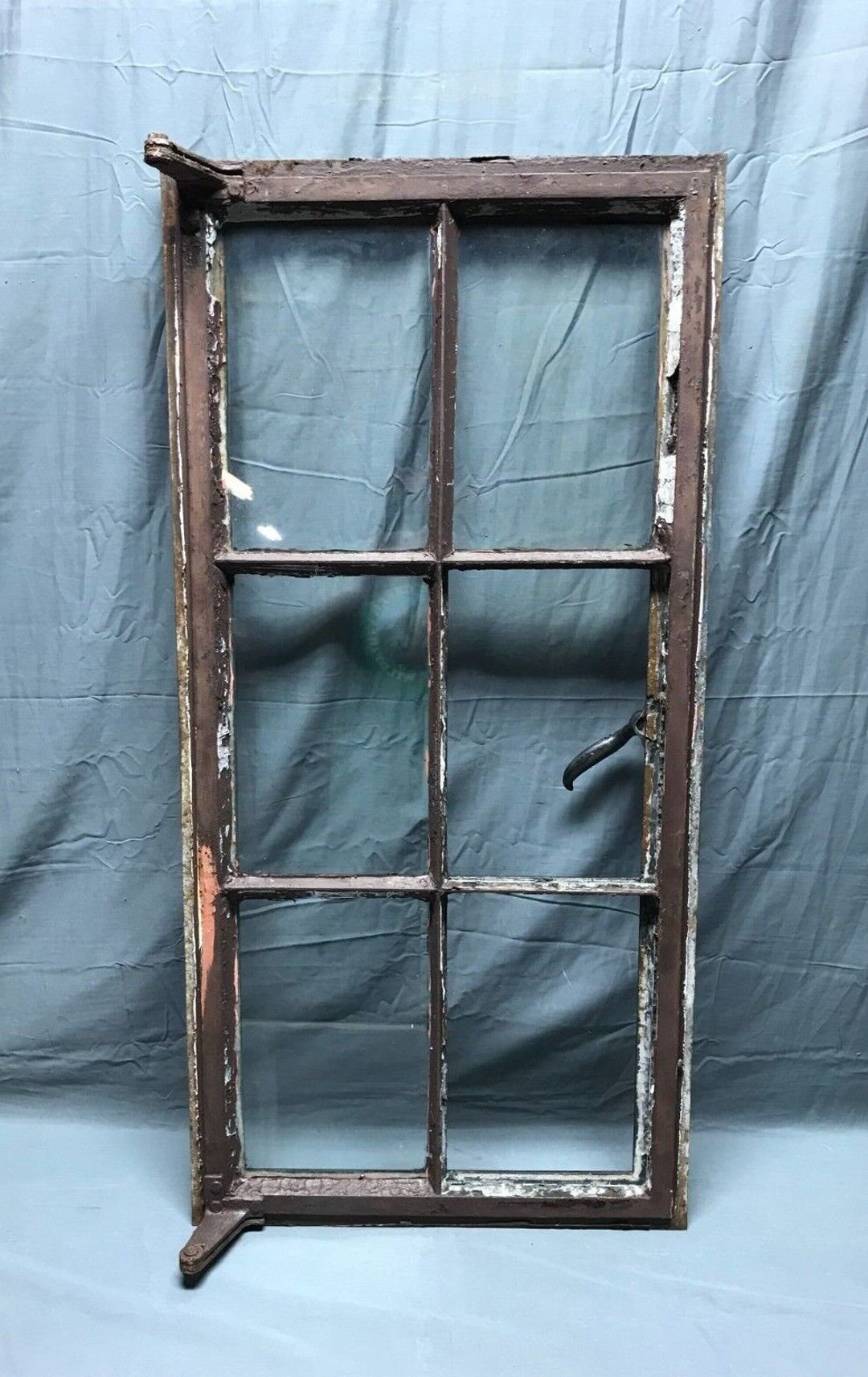 Vintage Industrial Steel 6 Lite Casement Window Garage Shop Old 20x40 ...