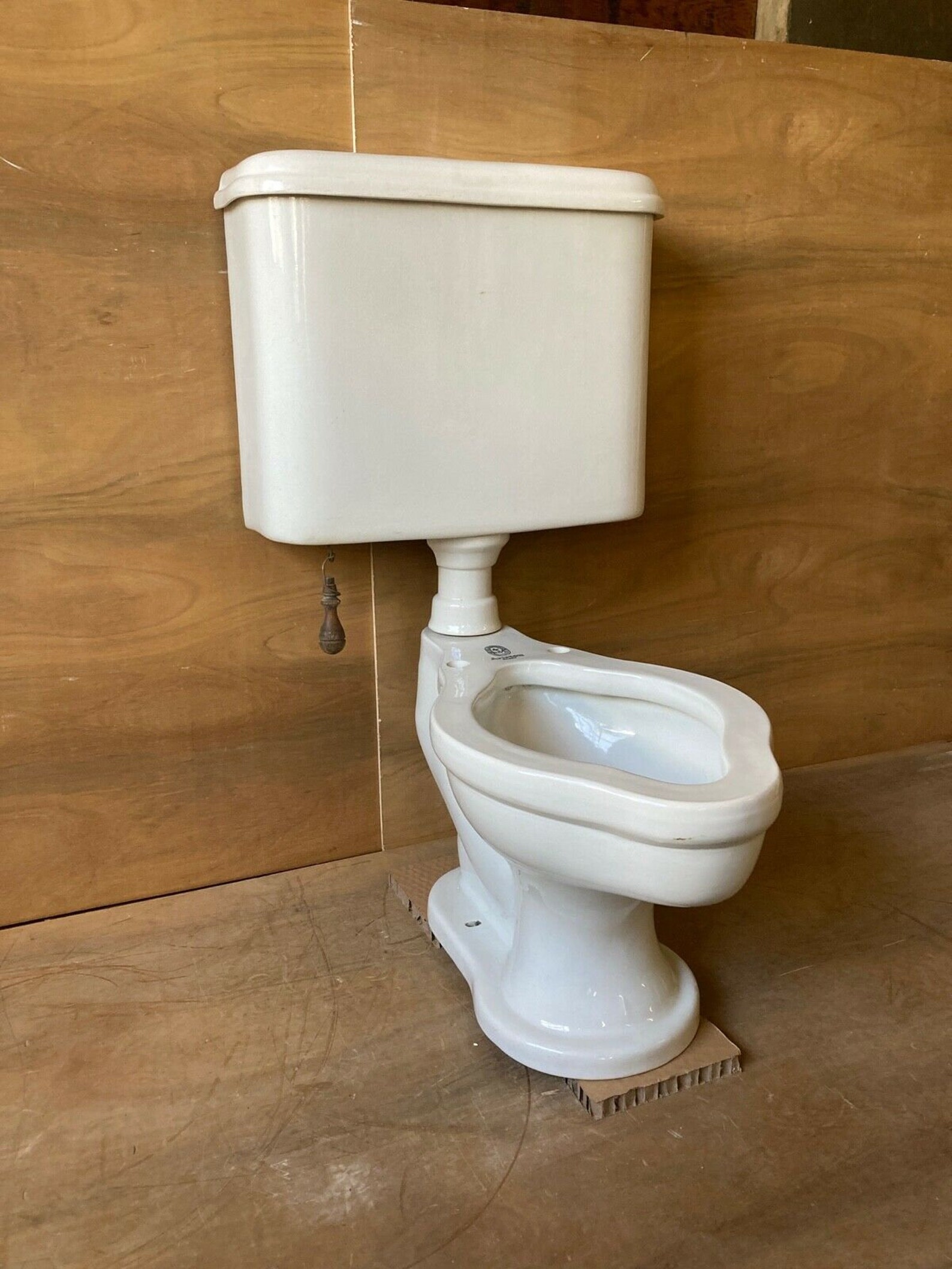 Antique Ceramic White Porcelain Complete Toilet Bowl Tank Lid - Etsy 日本