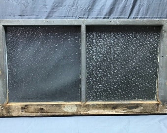 Antique Shabby Florentine Privacy 6 Lite Glass Window Sash 22x23 VTG ...