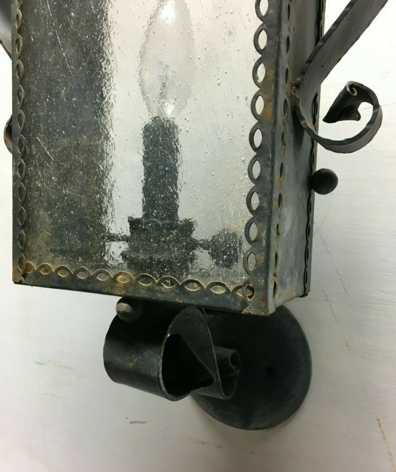 Vintage Fancy Coach Lantern Wall Mount Light Fixture Textured | Etsy