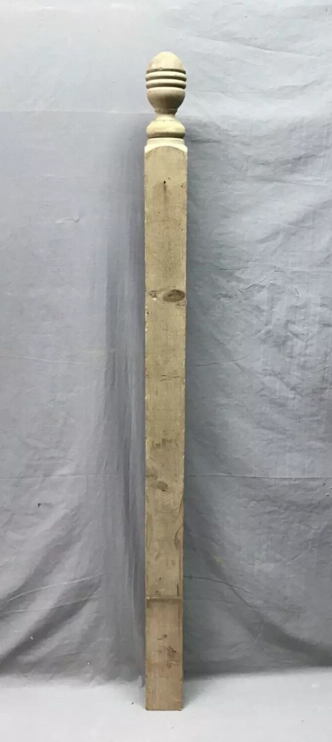 Vintage Exterior Acorn Finial Top Porch Wood Post 3x48 Old Staircase ...