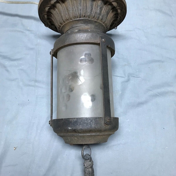 Cast Iron Ceiling Mount Light Fixture - Etsy