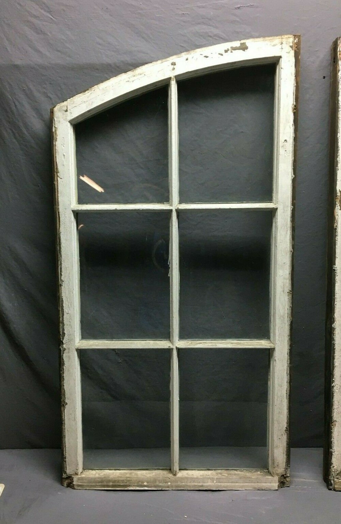 Antique Pair Semi Arch Casement Window Sash Shabby 24x46 Chic - Etsy
