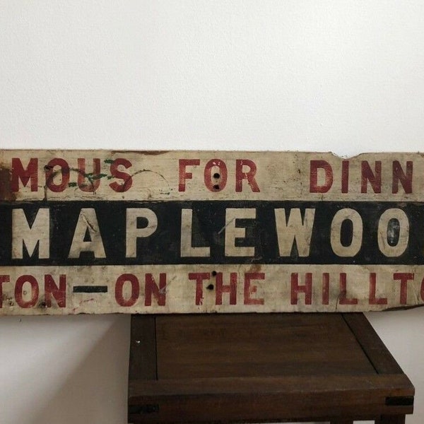 Antique Restaurant Signs - Etsy