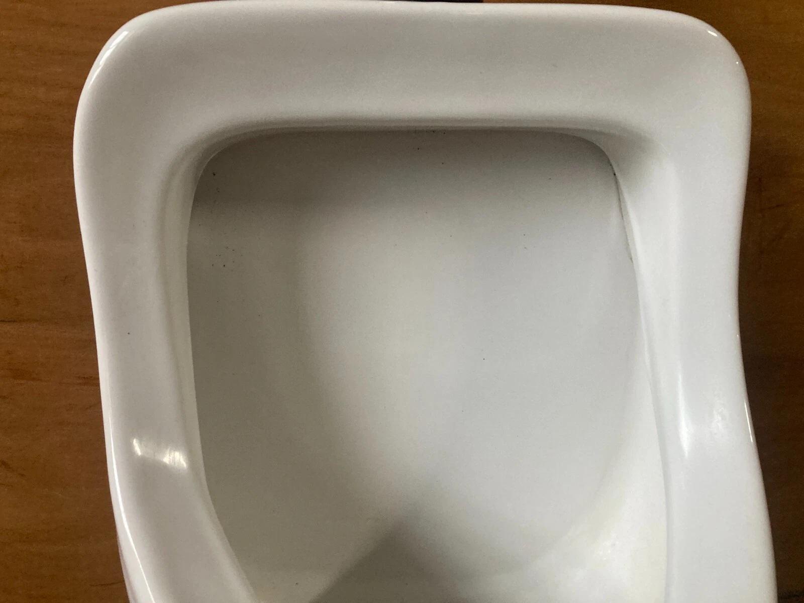 Vintage Industrial Ceramic White Porcelain Small Old Gerber Wall Urinal ...