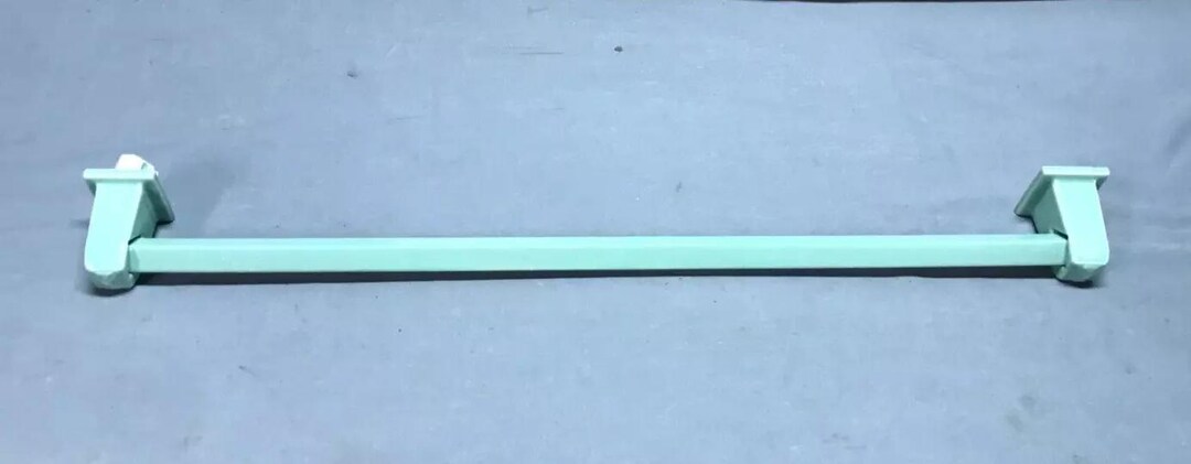 Vintage Deco Green Ceramic 29" Towel Bar Bathroom Tile in Mounts Old ...