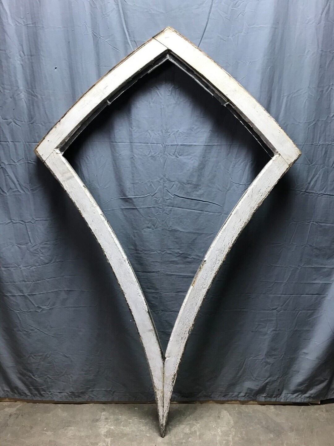 Antique Large Kite Window 40x65 Sash Shabby White Vintage Old Chic 514 ...