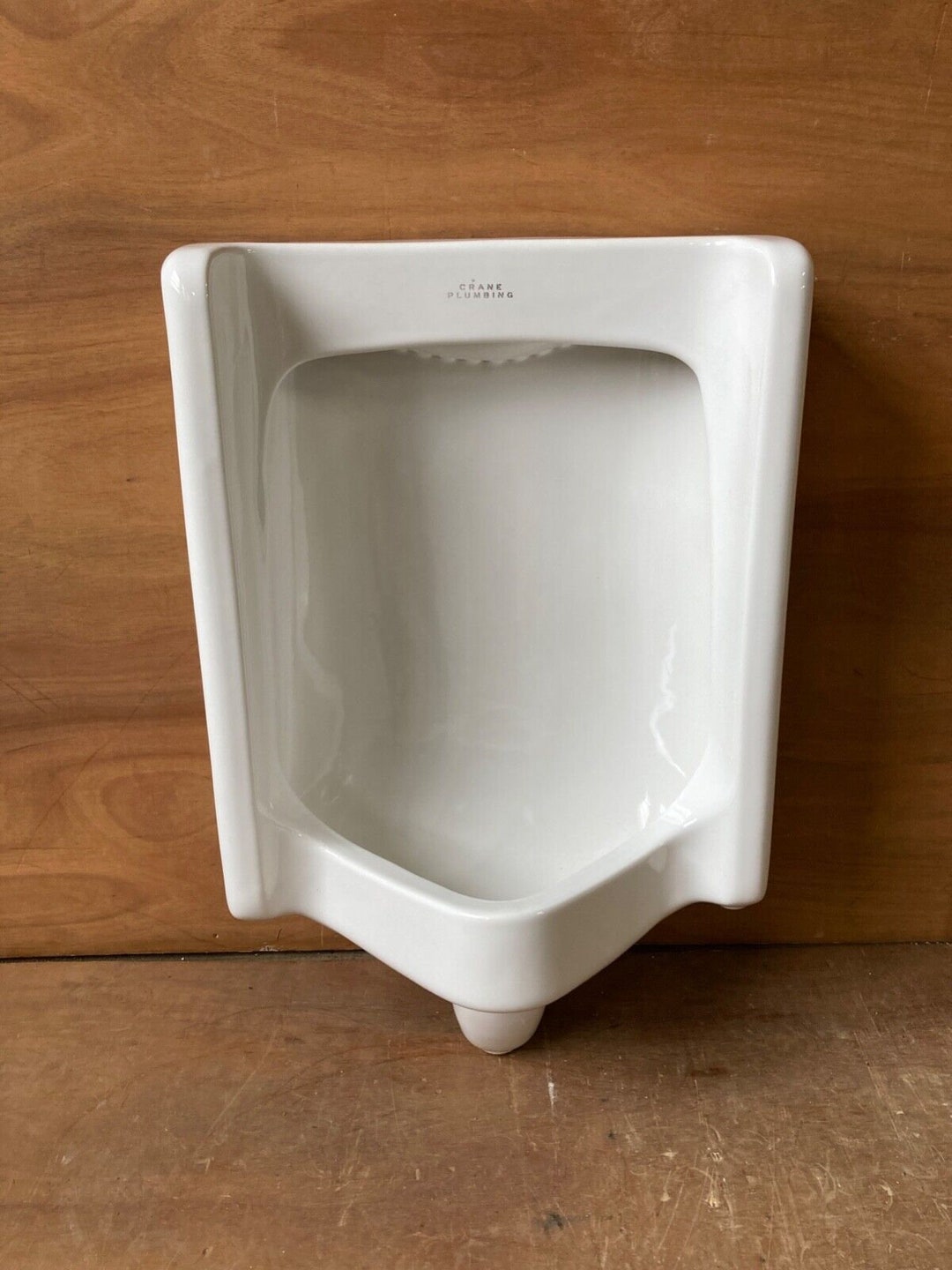 Vtg NOS Crane Industrial Ceramic White Porcelain Old Wall Mount Urinal ...