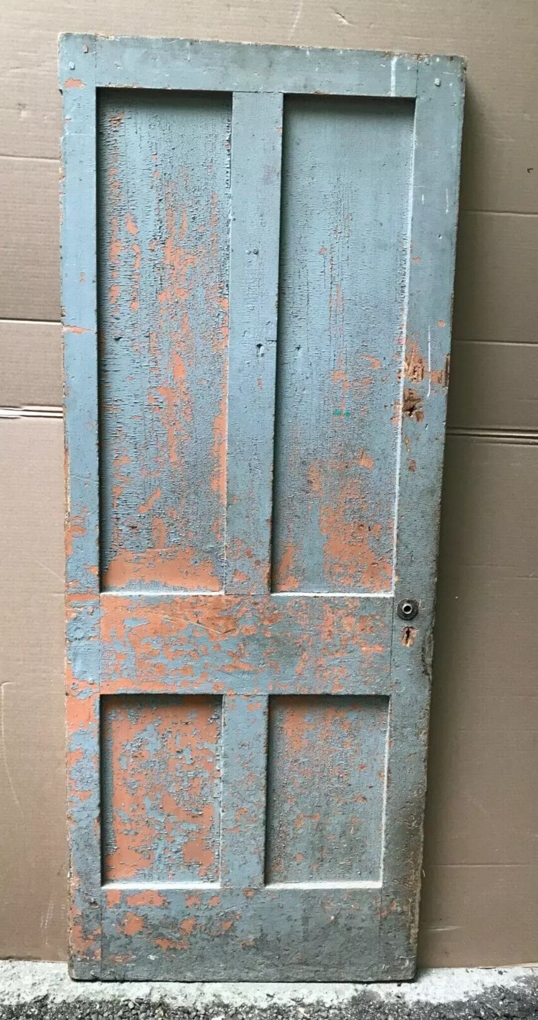 Single Antique VTG Early 32x80 Exterior Shabby Wood Door Chic Old 977-24b****pick up Only**** - Etsy