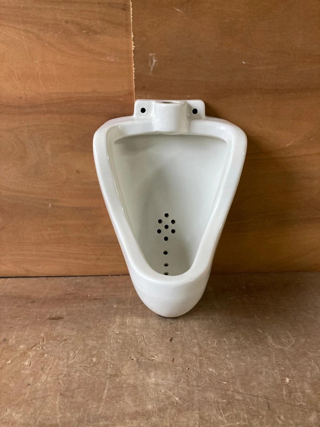 Vintage Mid Century Industrial White Porcelain Small Old Kohler Wall ...