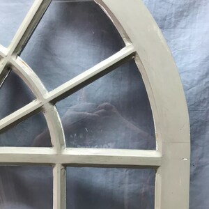 Vintage Pair 12 Lite Arch Top Glass Cabinet Cupboard Window Doors Old ...