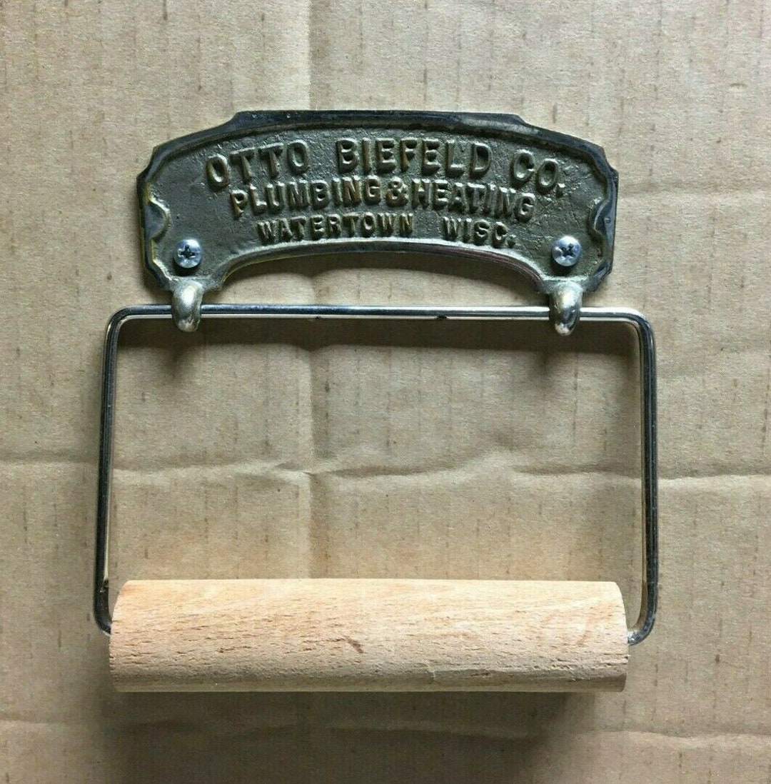 Antique Wolverine Brass Works Toilet Paper Holder Nickel Brass - Etsy UK