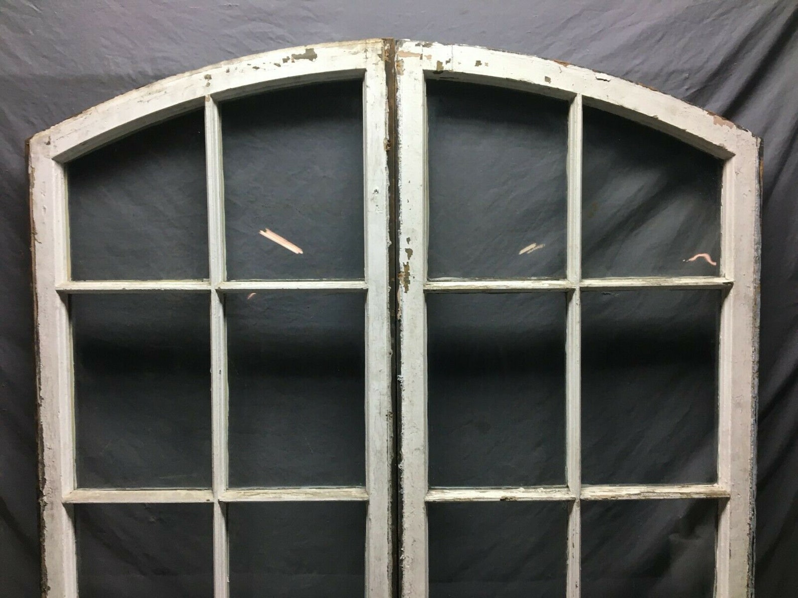 Antique Pair Semi Arch Casement Window Sash Shabby 24x46 Chic - Etsy